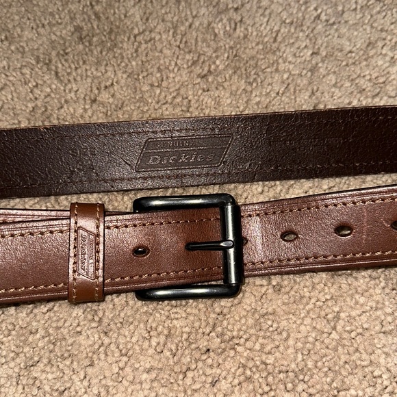Dickies | Accessories | Dickies Brown Leather Belt | Poshmark